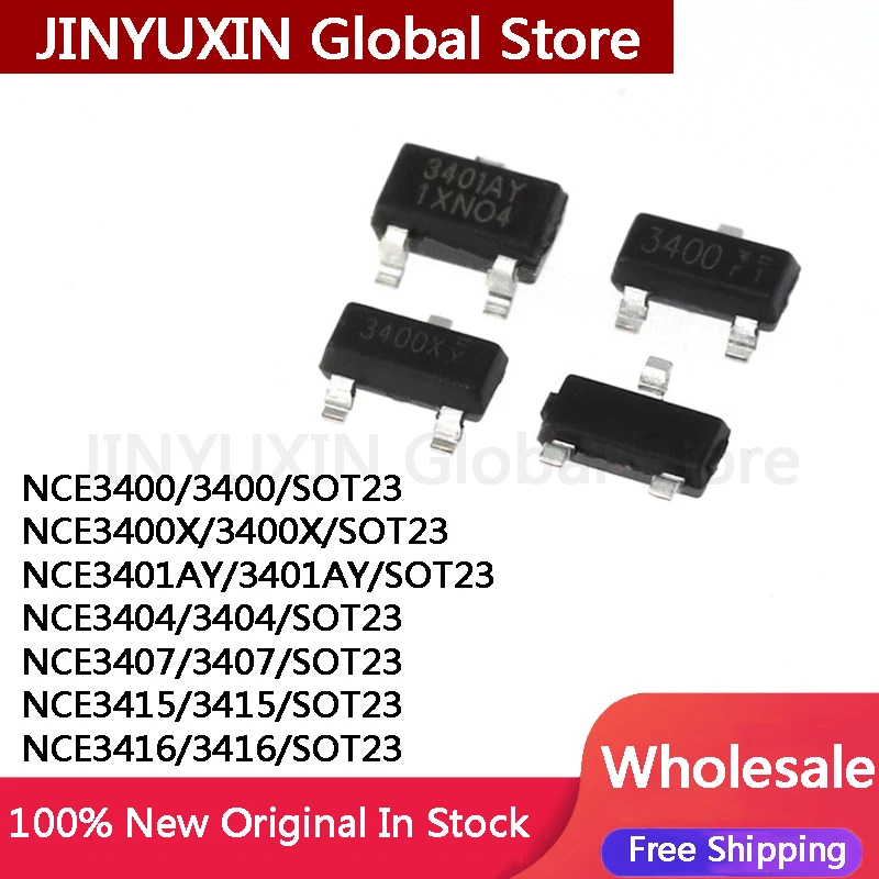 IC 칩 재고, NCE3400 3400 NCE3400X 3400X NCE3401AY 3401AY NCE3404 3404 ...