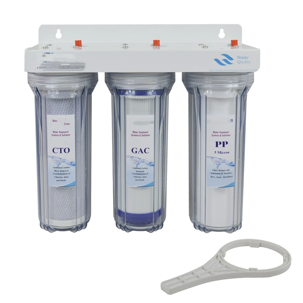 High Quality! Three Stage Whole House Water Filtration System with ...