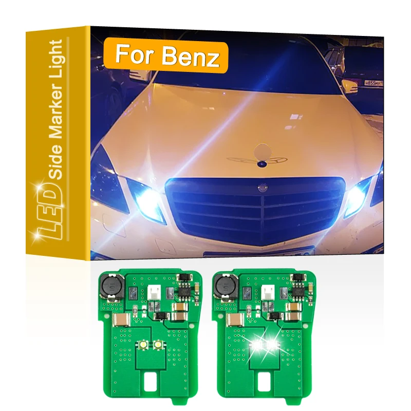 12V-White-LED-Parking-Position-Light-For-Mercedes-Benz-E-Class-W212 ...