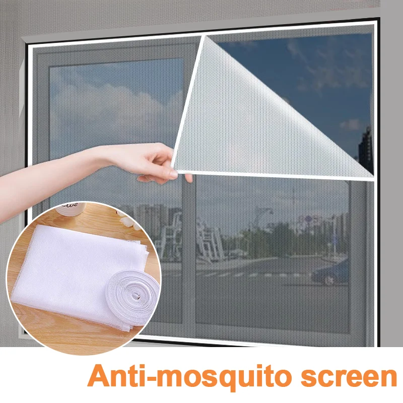 Anti-mosquito-Window-Screens-DIY-Free-Cutting-Mosquito-Net-Window ...