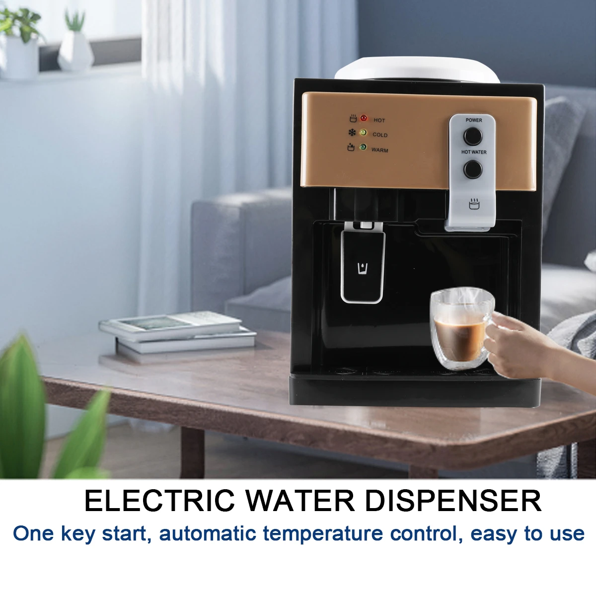 Desktop Type Electric Hot And Cold Water Dispenser For Household Use In ...