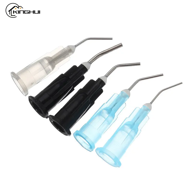 100pcs-Irrigation-Bent-Needle-Tips-Welding-Flux-Dental-Flow-Sealant ...