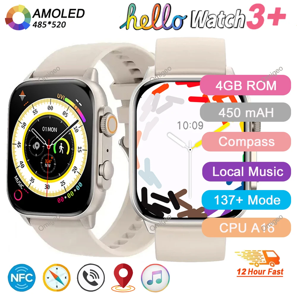 Rel-gio-Hello-Watch-3-Plus-Ultra-original-para-homens-b-ssola-NFC ...