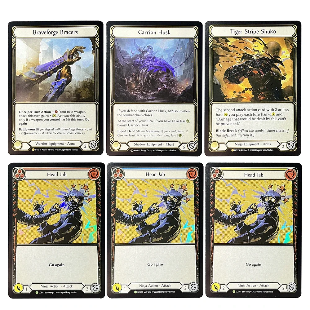 FAB Proxy Card Foil TCG Game Cards Bloodsheath Skeleta Crucible Of War ...