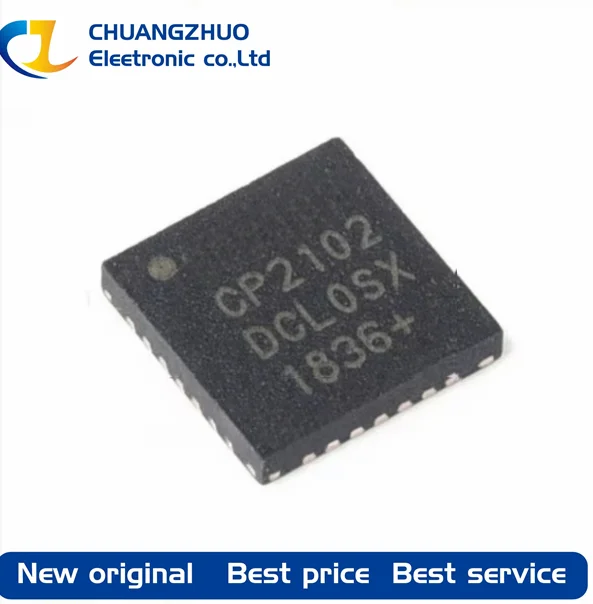 1Pcs-New-original-CP2102-GMR-CP2102-1Mbps-Transceiver-USB-WQFN-28-EP ...