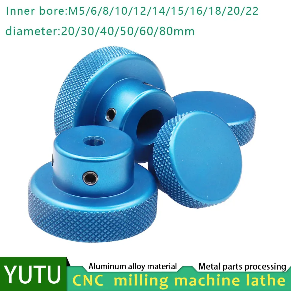 1Pcs-blue-Aluminum-Alloy-Mini-Handwheel-For-Lathe-Miller-mechanical ...
