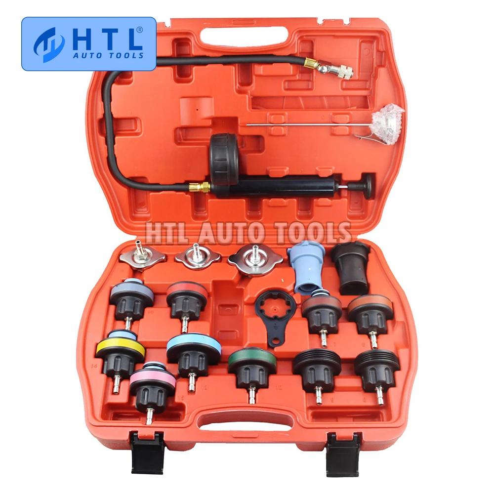 14/18/28pcs Universal Radiator Pressure Tester Tool Kit Cooling System ...