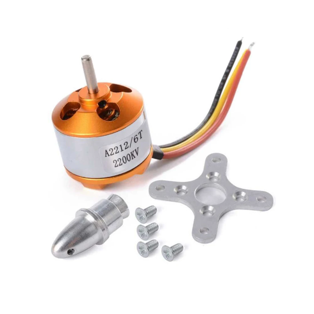 1PCS-A2212-2212-Brushless-Motor-1000KV-1400KV-2200KV-For-RC-Aircraft ...