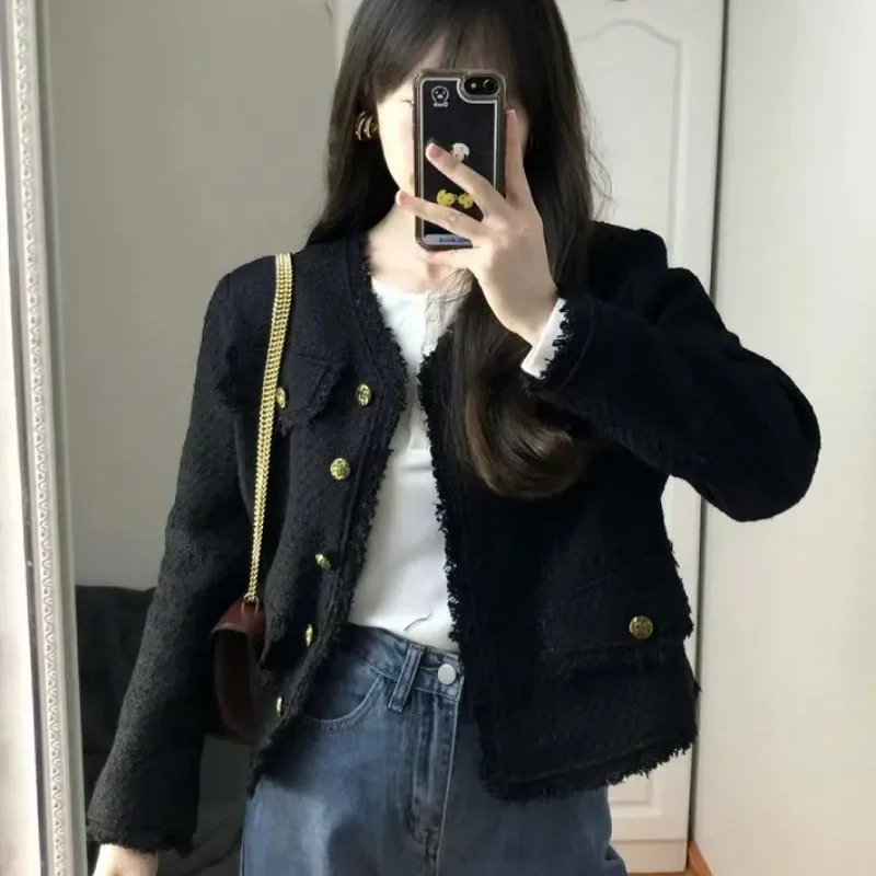 LKSK-Veste-courte-en-tweed-pour-femme-manteau-pour-femme-unique-sp-cial ...