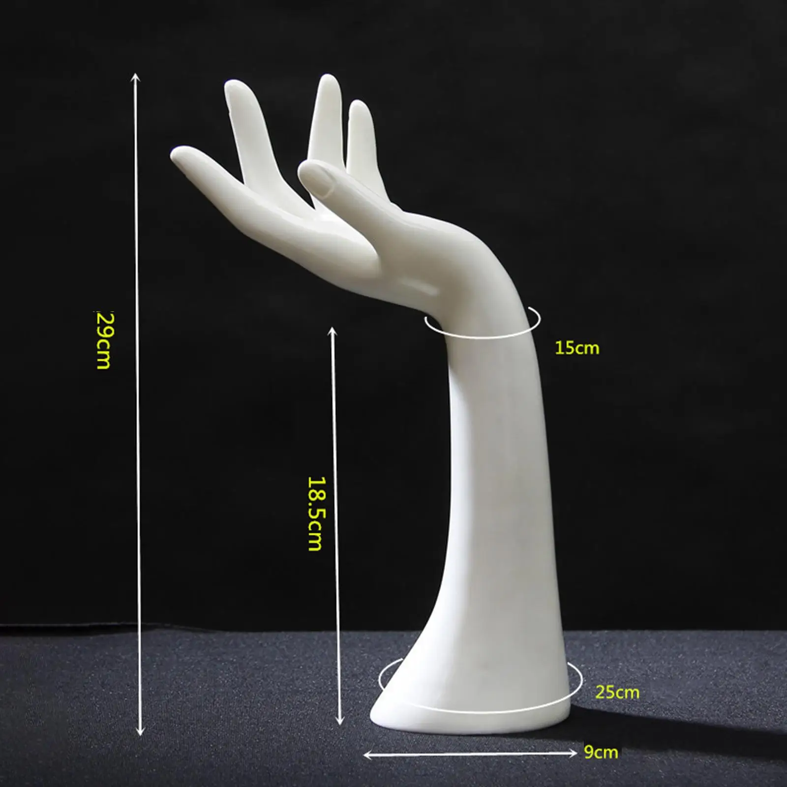 Female Mannequin Hand Decorative Necklace Ring Display Stand Jewelry ...