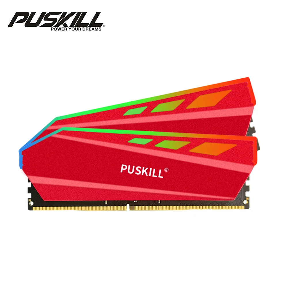 PUSKILL Memoria RGB RAM DDR4 3200MHz CL16 8GB 16GB 32GB XPM2.0 ...