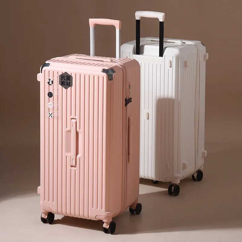Oversized-capacity-suitcase-student-pull-rod-box-28-brake-wheel-luggage ...
