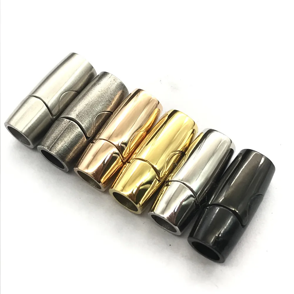 2pcs-Hole-6mm-8mm-Stainless-Steel-Magnetic-Clasp-for-Round-Leather-Cord ...