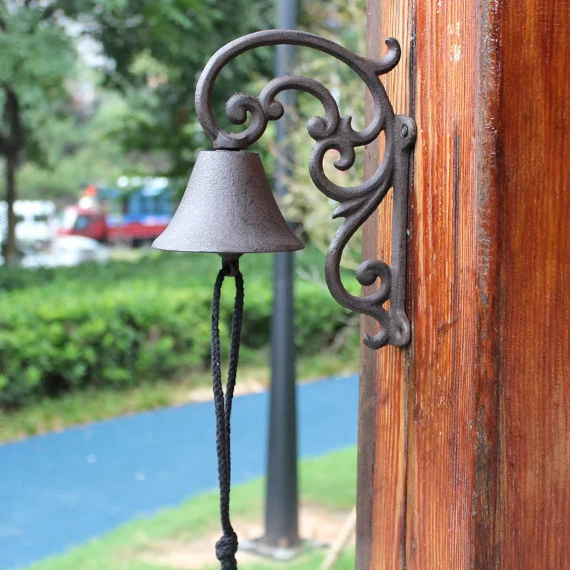 Vintage-Nostalgic-Cast-Iron-Doorbell-Hand-Crank-Bell-Creative-Iron ...
