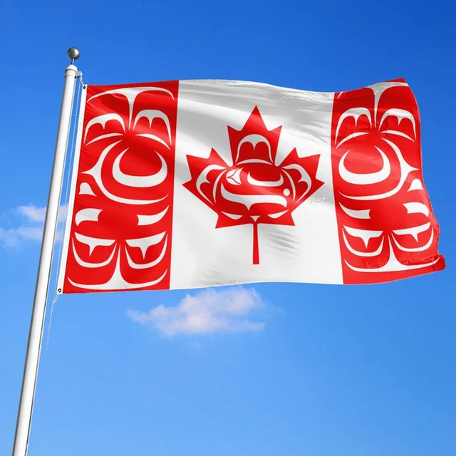 Native Canadian Flag