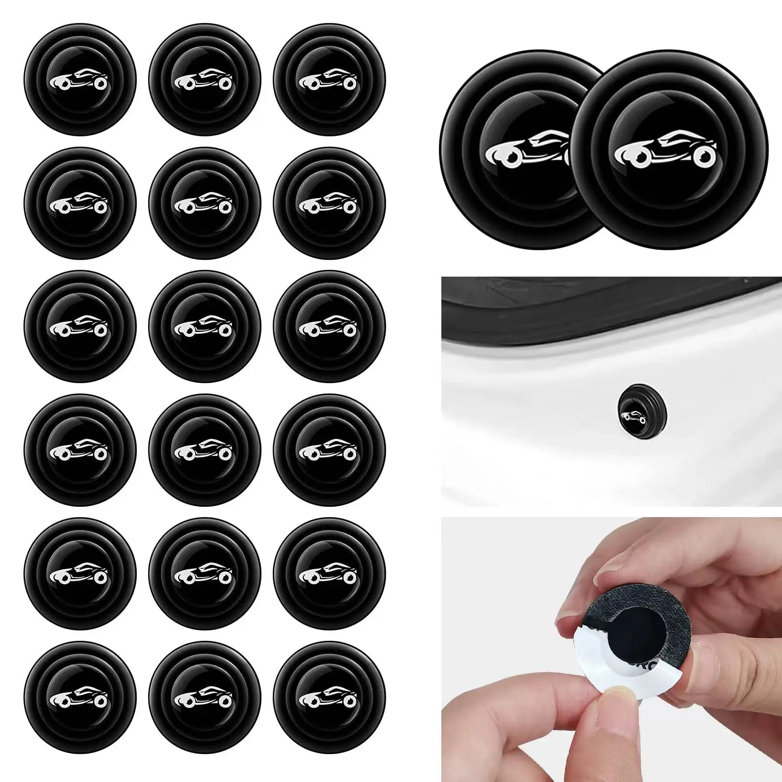 30Pcs-Car-Door-Trunk-Sound-Insulation-Pad-Shock-Absorbing-Gasket-For ...