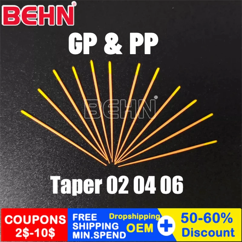 BEHN 치과 GP/PP 포인트 코튼 섬유 팁 테이퍼 02 04 06, 루트 캔슬, 근관치료, 흡수성 종이 포인트, GP 콘, 치과 도구| | - AliExpress