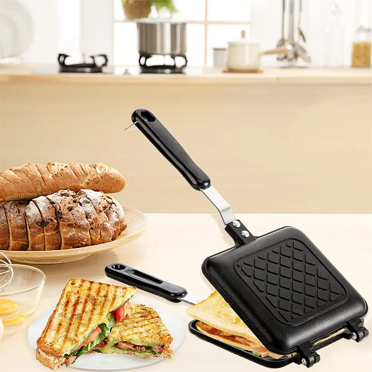 Double Sided Frying Pan Sandwich Makers - UNIQ
