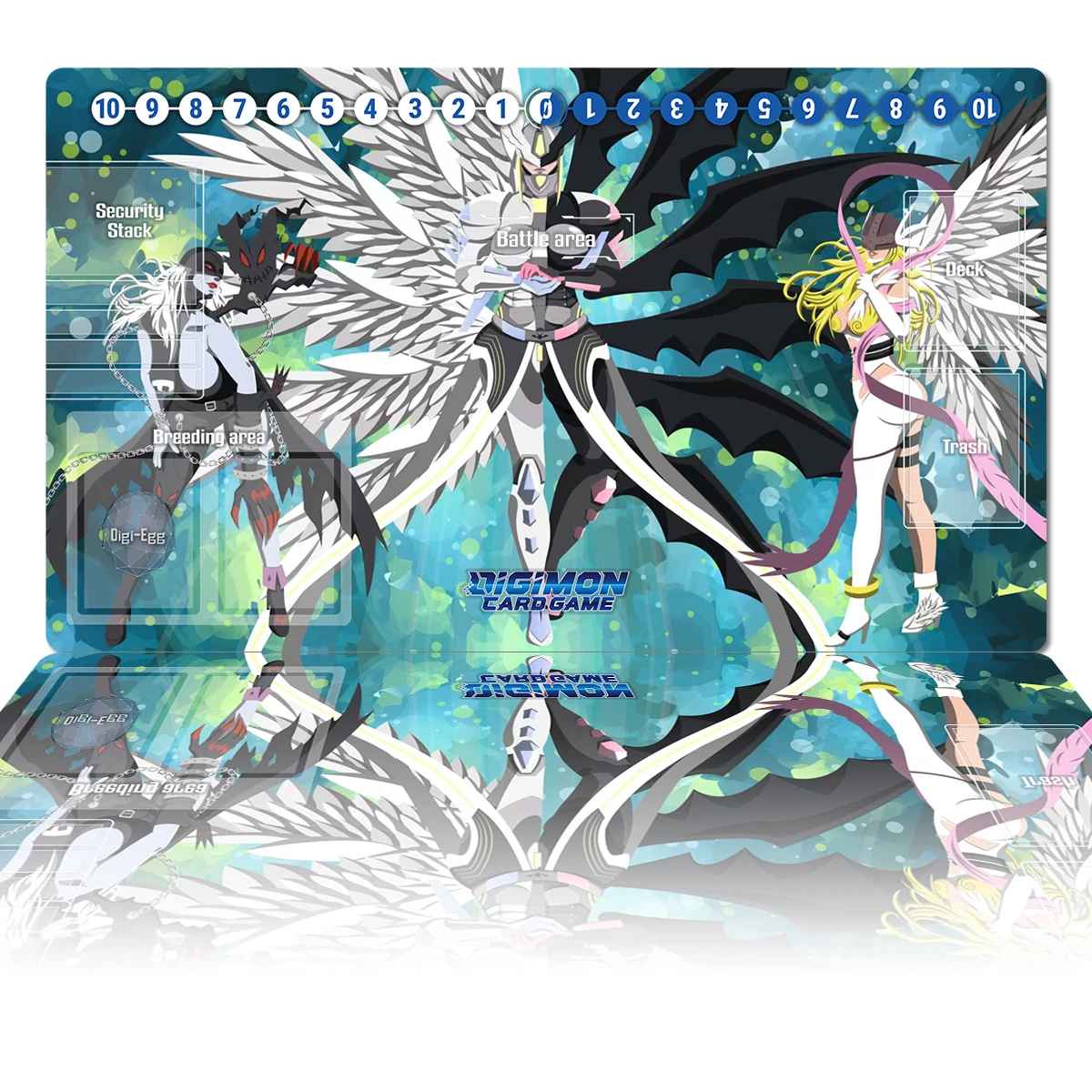 Digimon-Playmat-Angewomon-Lady-Devimon-DTCG-CCG-Board-Game-Trading-Card ...