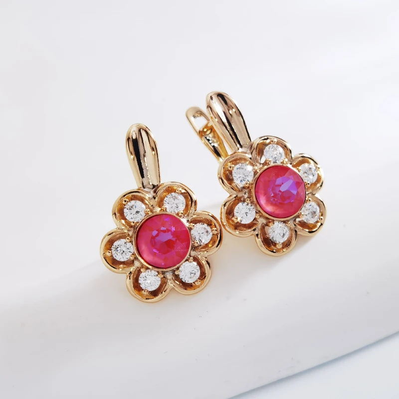 Trendy-Clip-Earings-for-Women-made-with-Crystals-From-Austria-Party ...
