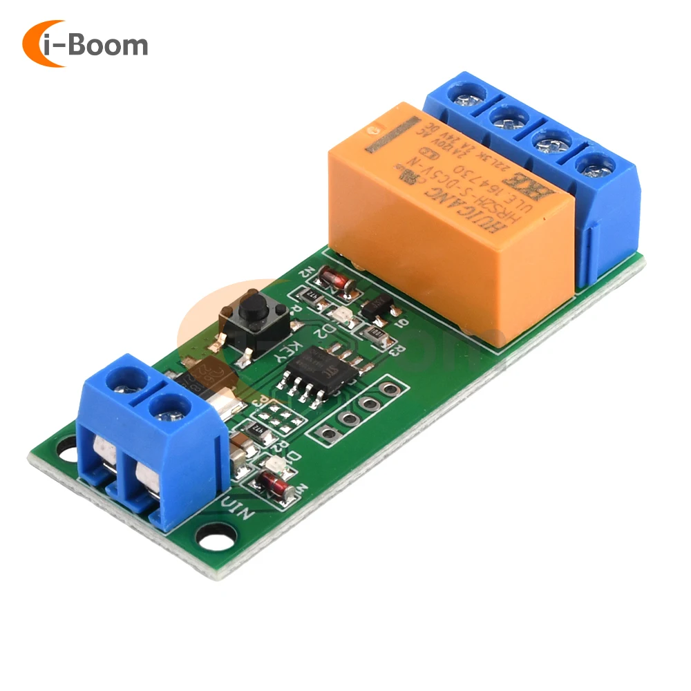 DC5-13V-Time-Adjustable-DPDT-Reverse-Polarity-Relay-Module-Time-Delay ...