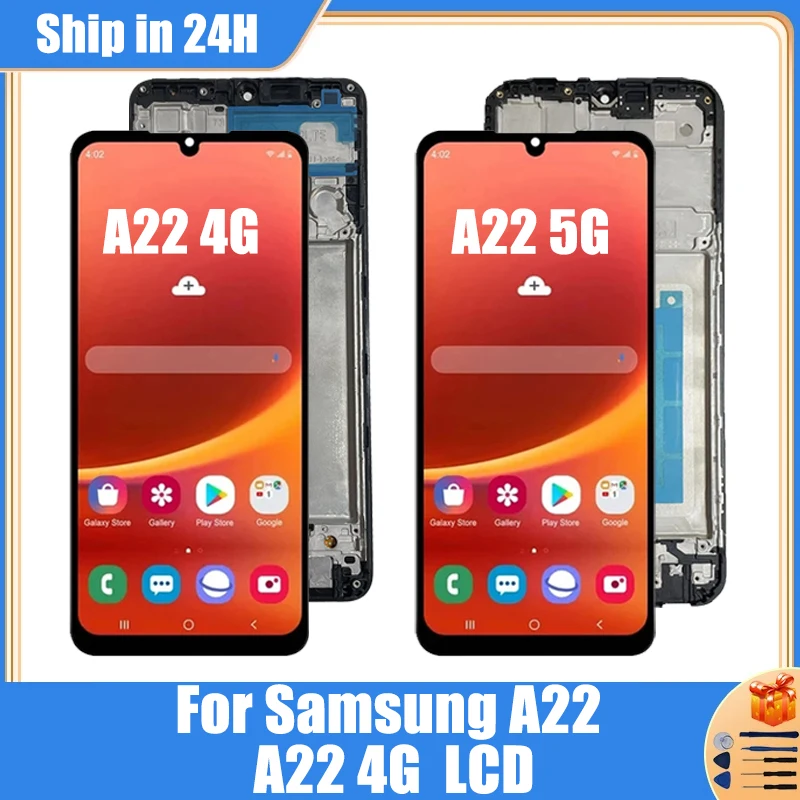 100-Test-For-Samsung-A22-4G-LCD-SM-A225F-Display-Touch-Screen-Digitizer ...