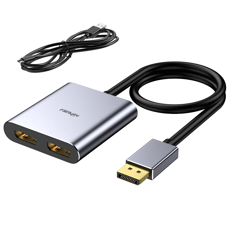 Fairikabe-Displayport-a-Dual-Displayport-Splitter-4K-60Hz-DP-a-Dual-DP ...