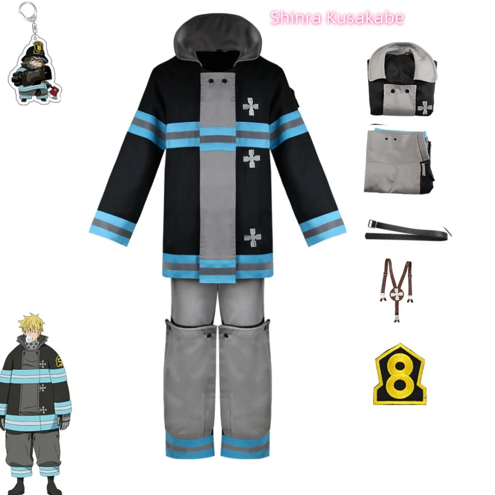 Shinra-Kusakabe-Costume-Coat-Pants-Jackets-Fire-Force-Cosplay-Costume ...