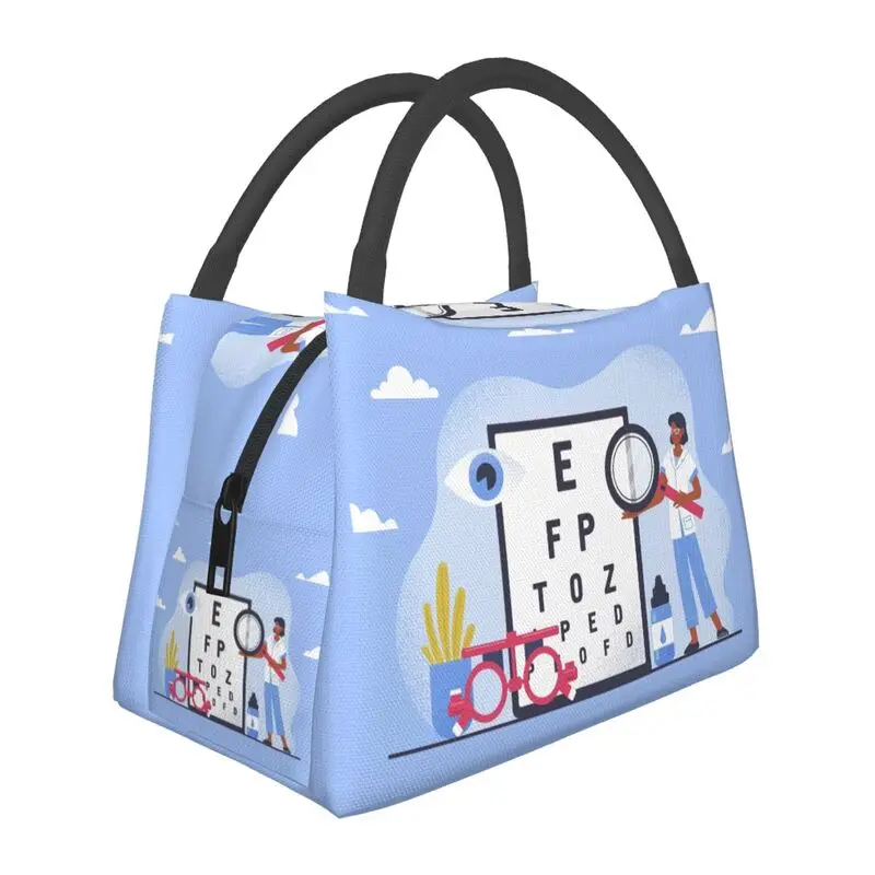 Optometrist-Optician-Insulated-Lunch-Bag-for-Women-Waterproof-Eye-Test ...