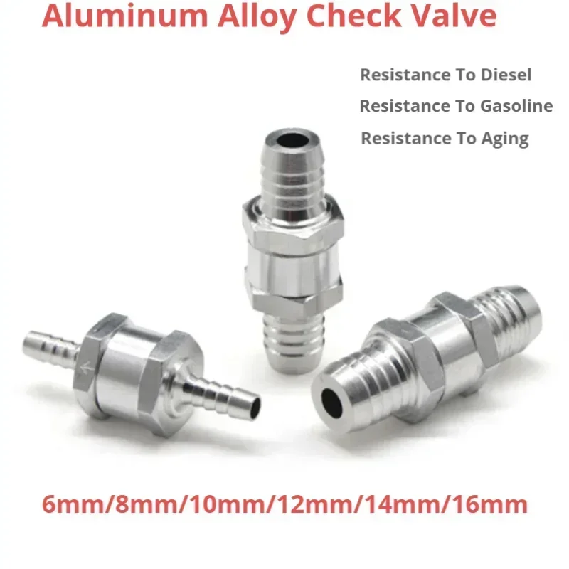 1pcs/5pcs One-way Valve 6mm 8mm10mm 12mm 14mm 16mm Valves Aluminium ...