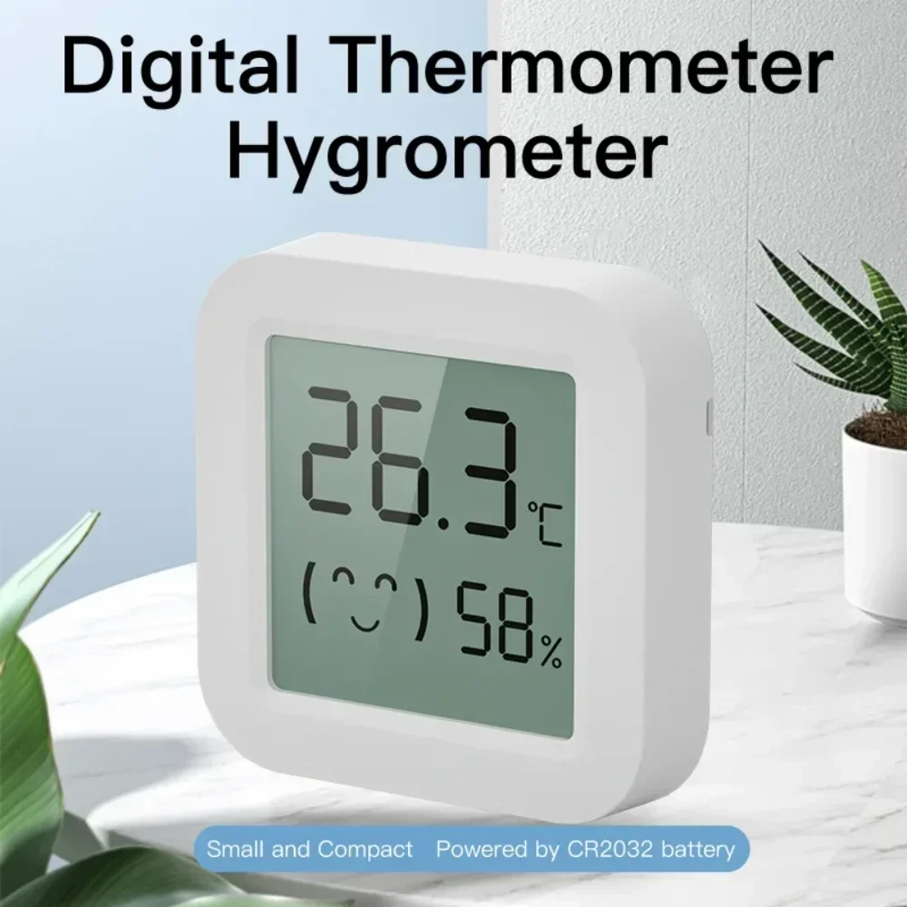 LCD Digital Thermometer Hygrometer Indoor Room Electronic Temperature ...