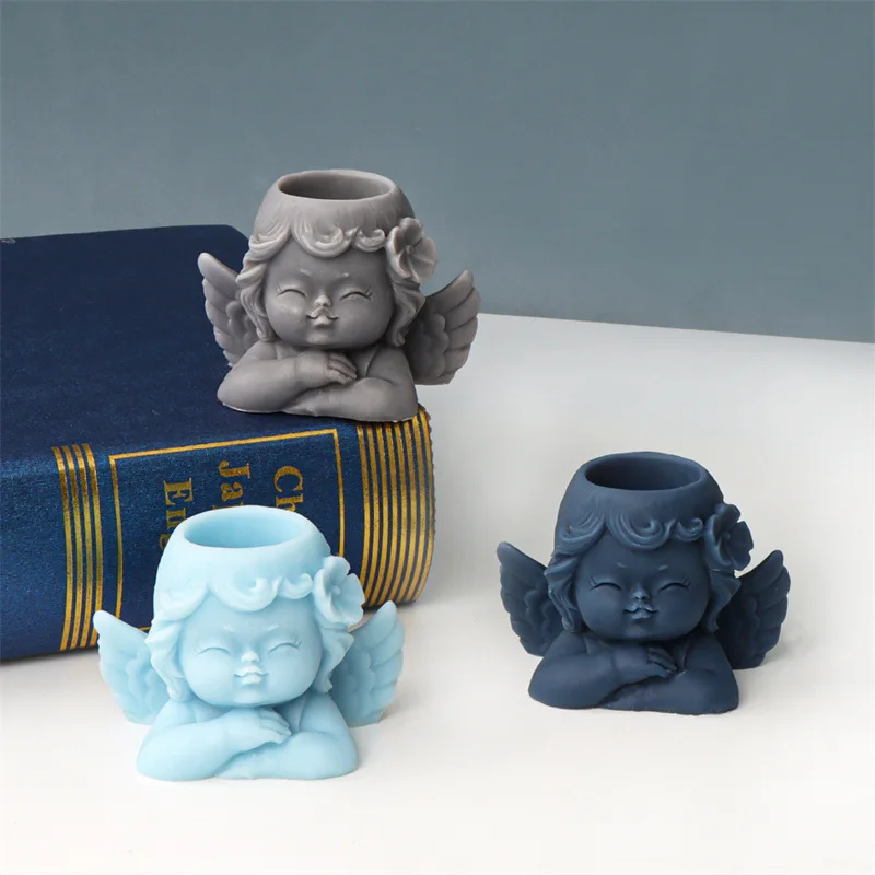 3D-Wings-Angel-Candlestick-Epoxy-Resin-Silicone-Mold-Cute-Angel ...