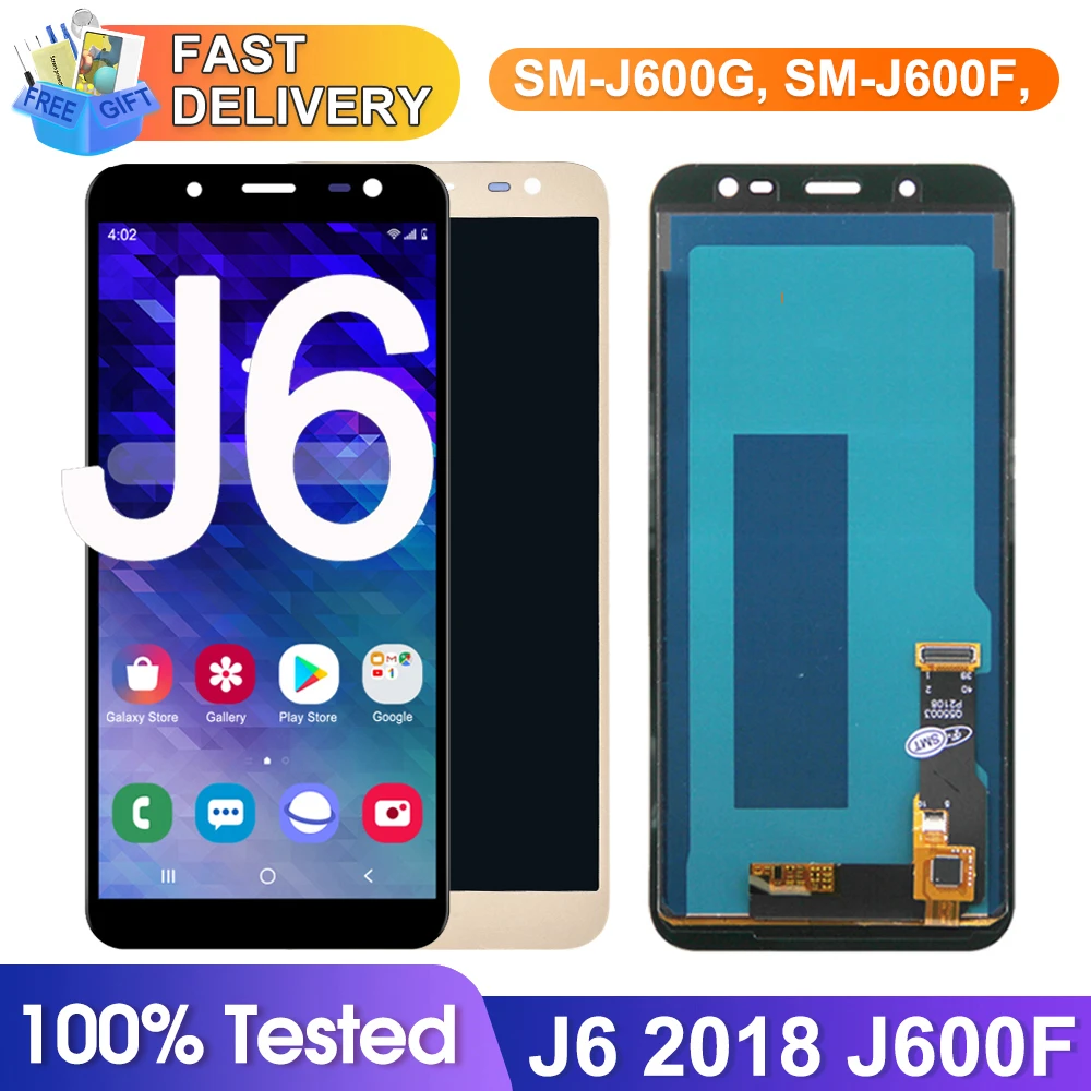 LCD Screen For Samsung Galaxy J6 2018 J600 Display J600F J600Y SM J600F J600G J600FN Touch ...