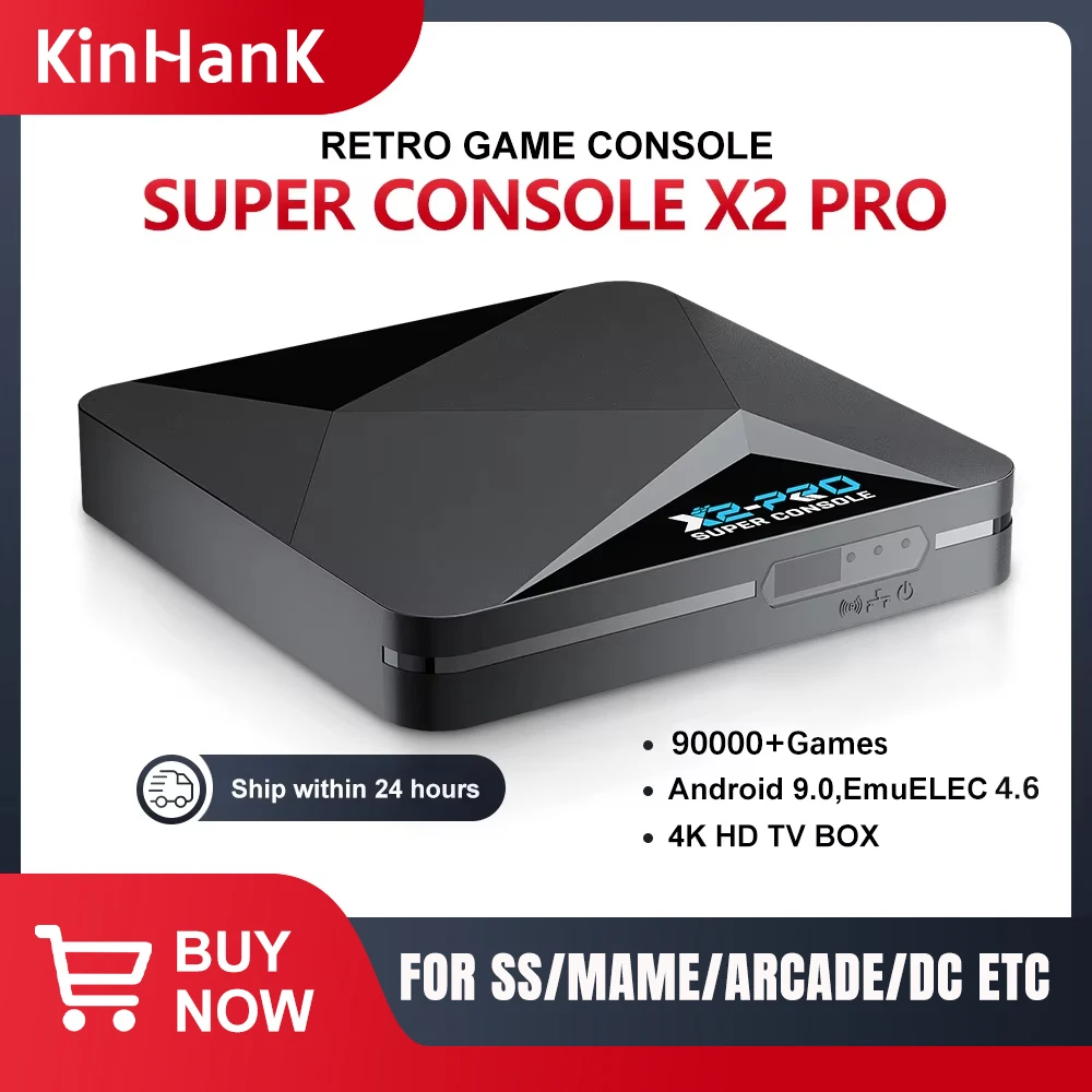 KINHANK-Retro-Video-Game-Console-Super-Console-X2-Pro-with-90000-Video ...