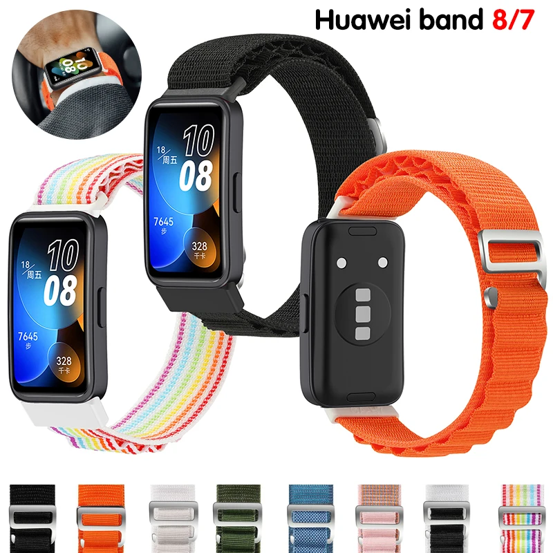 Alpine-Loop-Strap-For-Huawei-band-8-strap-accessories-Smart-watch-replacement-belt-wristband ...