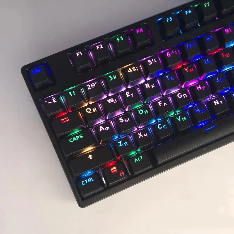 OEM-Russian-French-Spanish-Korean-Abnt2-RGB-Keycaps-For-Gaming ...