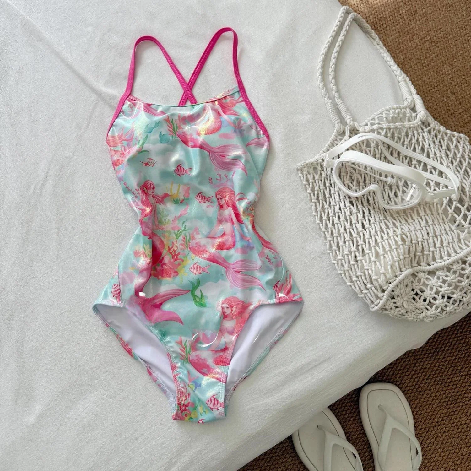 Slimming Print Monokini Speed Suit Swimming Costume Women's Holiday ...