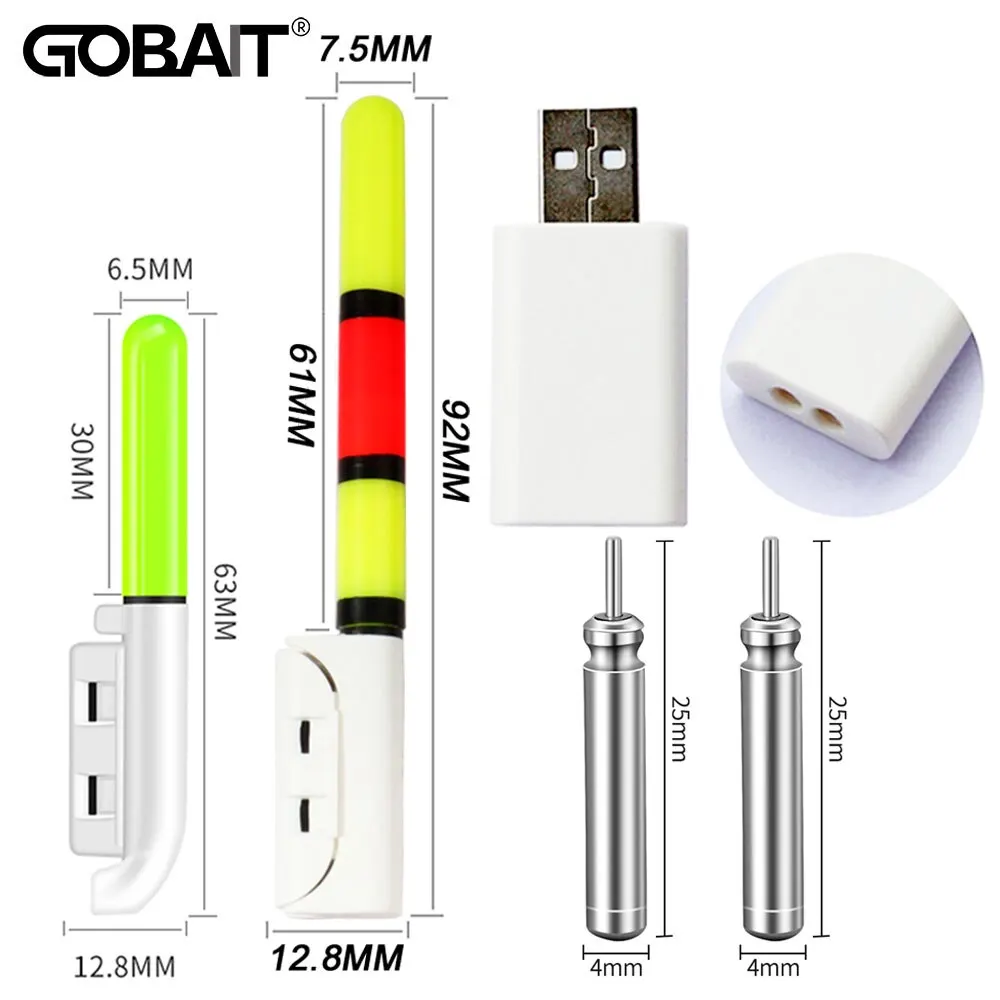 Fishing-Light-Stick-Rod-LED-CR425-3-6V-Lithium-Battery-USB-Charge-Kit ...