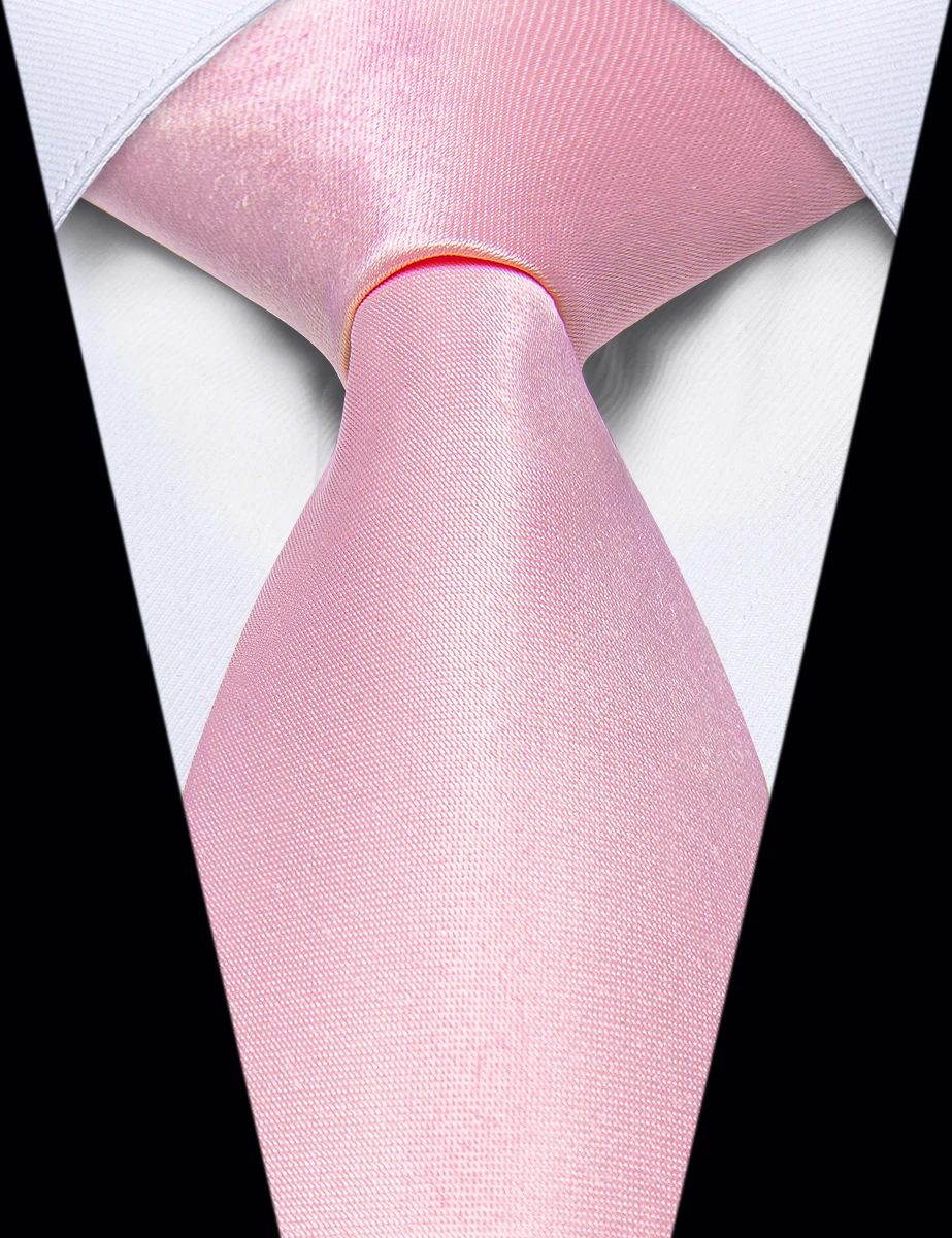 corbata-rosa-palo-hombre-Luxury-Silk-Solid-Pink-Tie-for-Man-Pocket ...