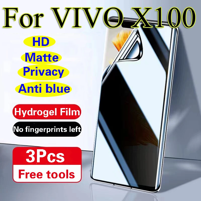 X100Pro Matte Screen Protector For VIVO X100 Pro Privacy Hydrogel Film ...