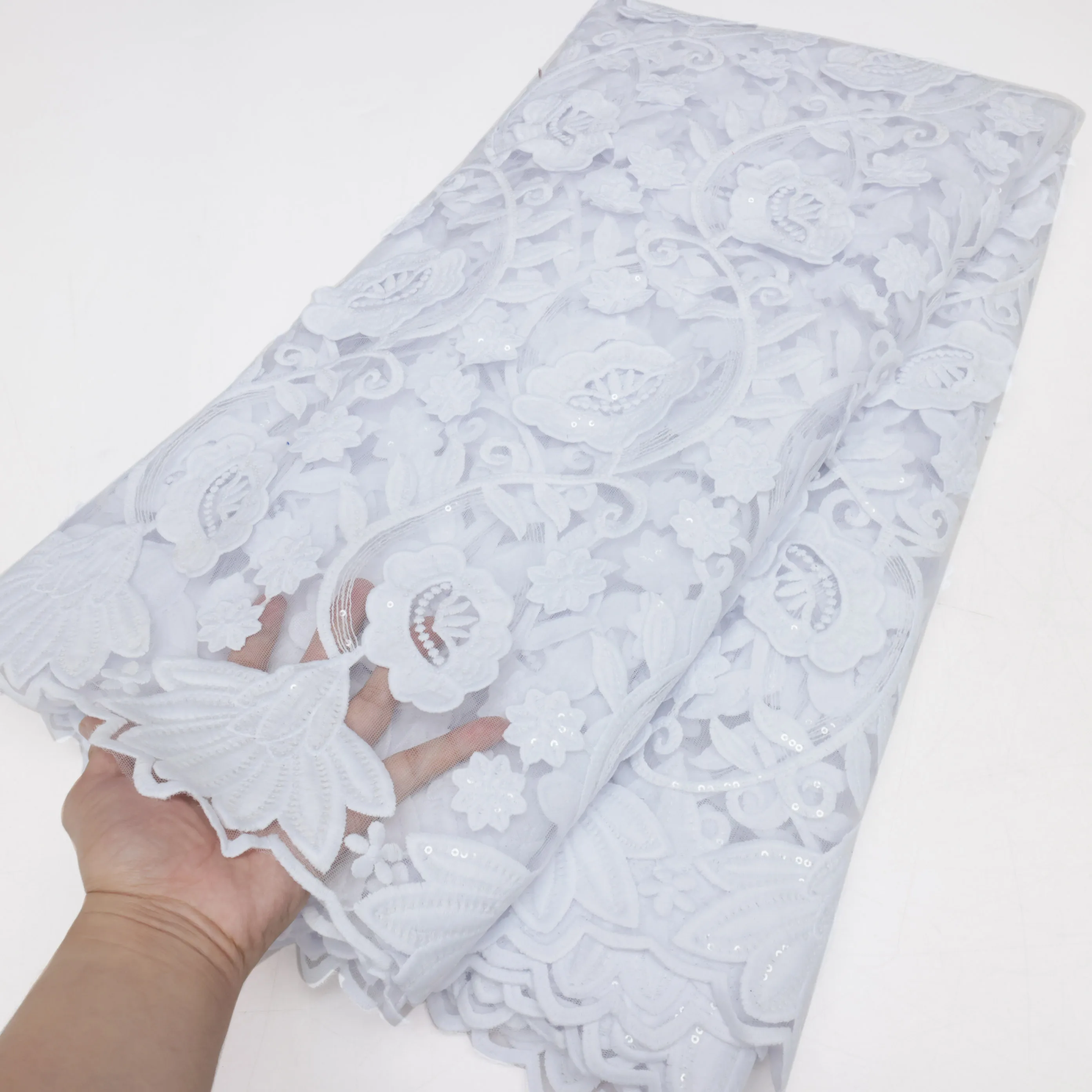 Clearance-sale-African-Lace-Fabric-French-Tulle-Milk-Silk-Lace-Fabric ...