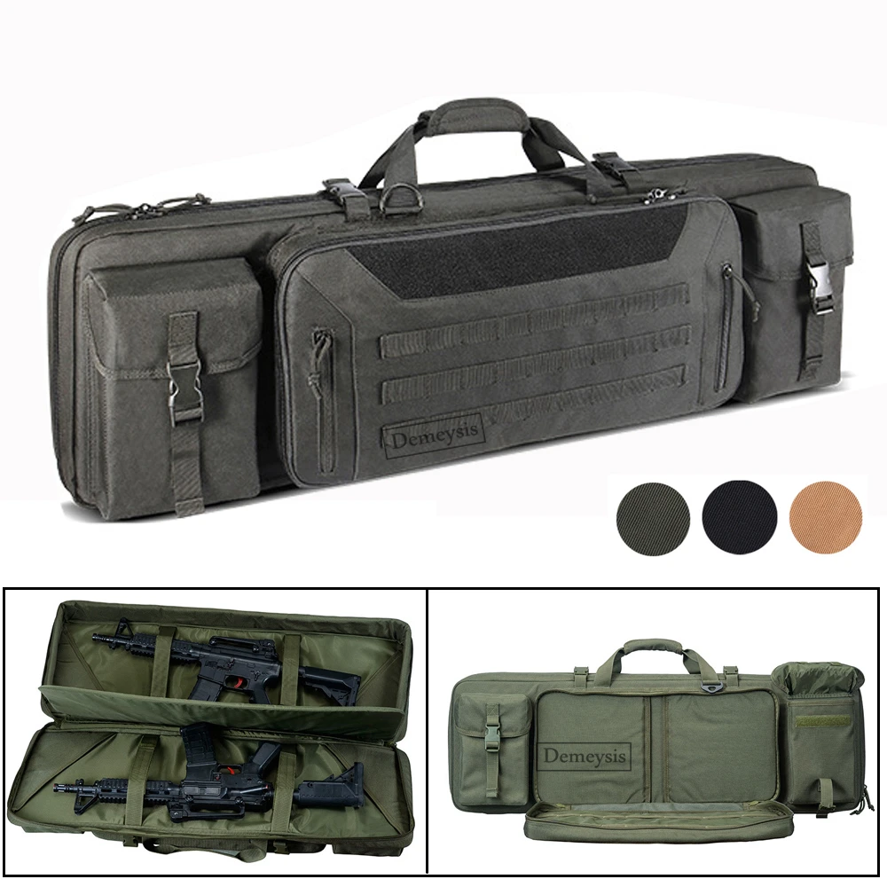 Tactical-Double-Carbine-Long-Rifle-Bag-Gun-Case-Firearm-Backpack-Pistol ...