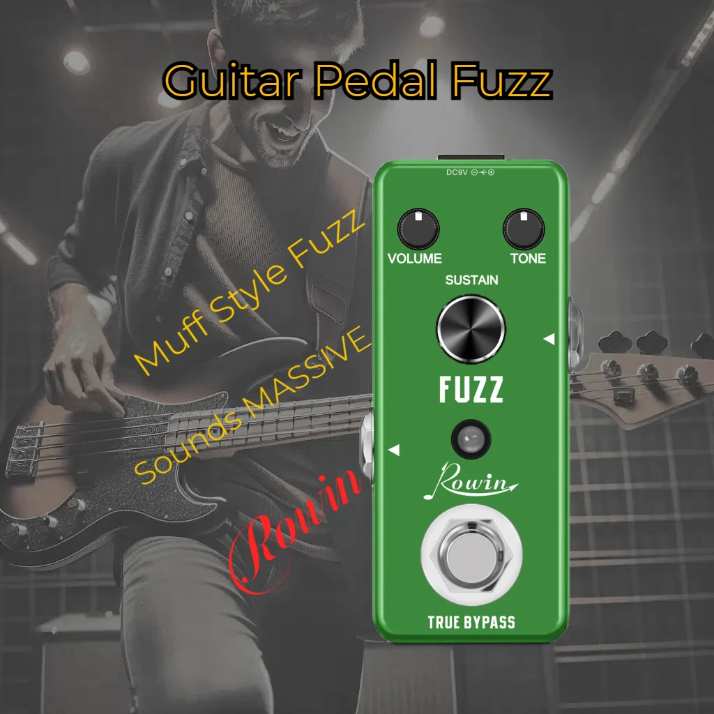 Rowin-Guitar-Mini-Effect-Pedal-FUZZ-Muff-Style-Dynamic-MASSIVE-Frenzy ...