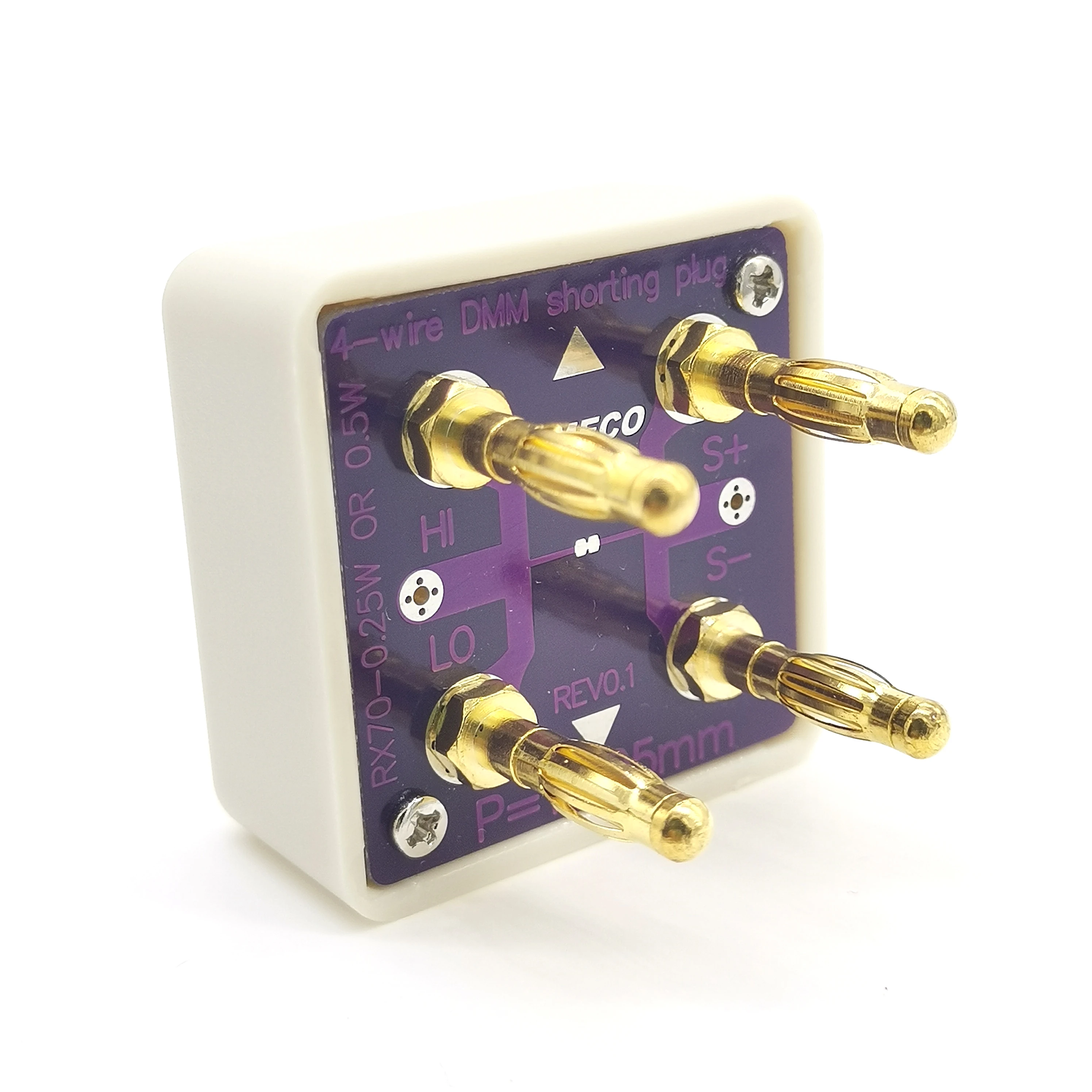 4-Wire Short Plug Standard Resister Calibration Multimeter Verification ...