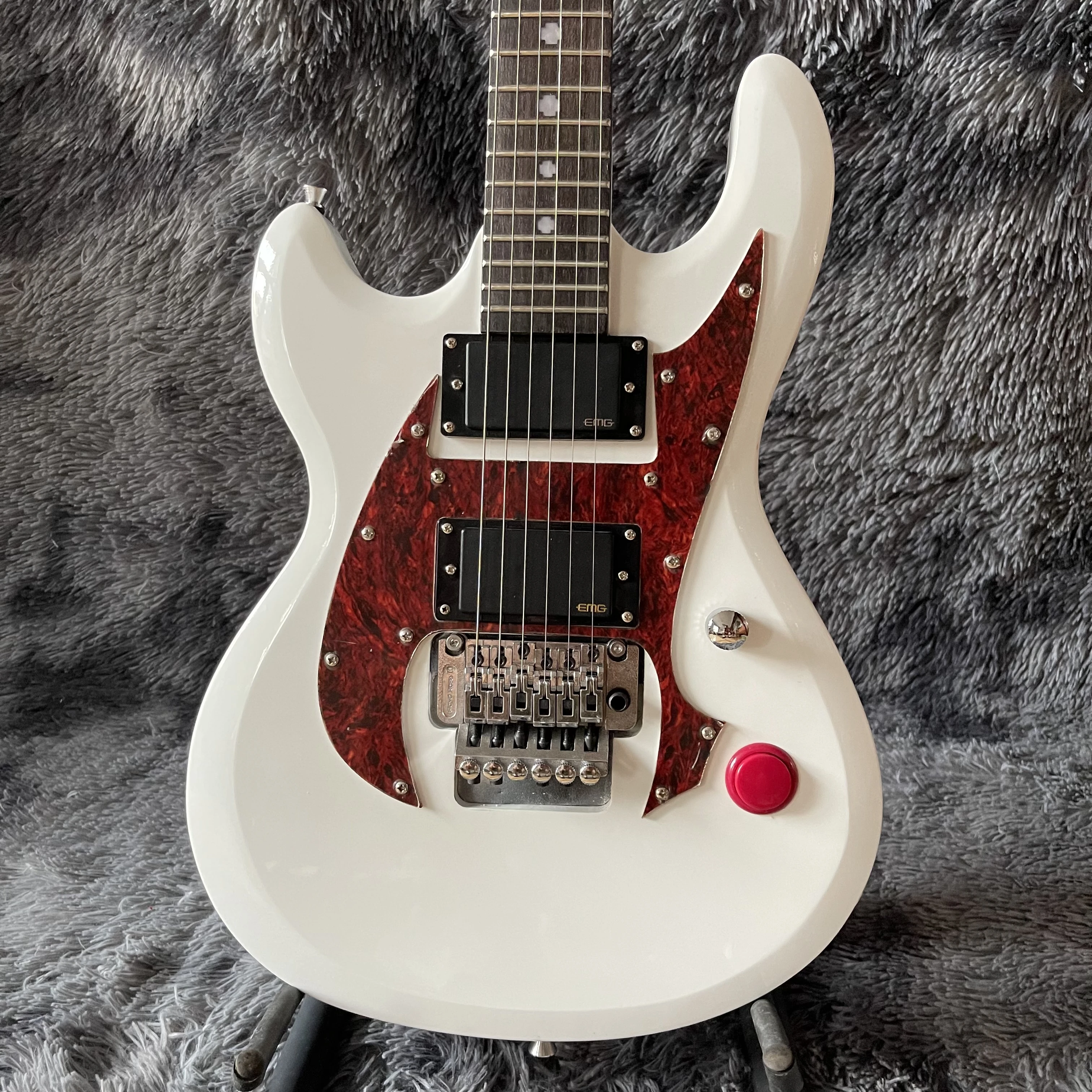 Free shipping,White, red decoration, electric guitar,2022 new pop, high ...