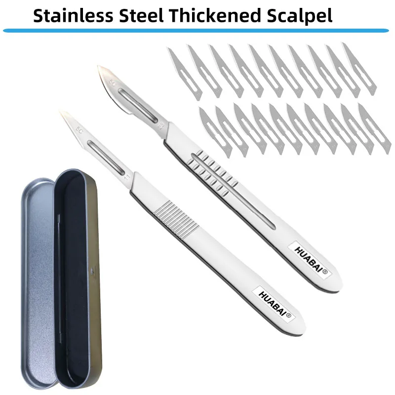 Thickened Stainless Steel Scalpel 11# 23# Metal Carving Knife PCB ...
