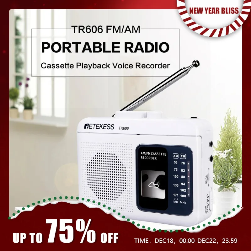 Retekess-TR606-radyo-FM-AM-radyo-kaset-oynatma-ta-nabilir-radyolar-FM ...