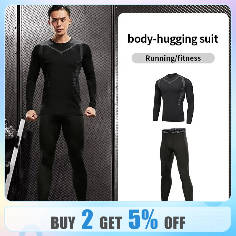 Sports-Suit-Men-s-Running-Gym-Clothes-Running-Clothes-Cycling-Tight ...