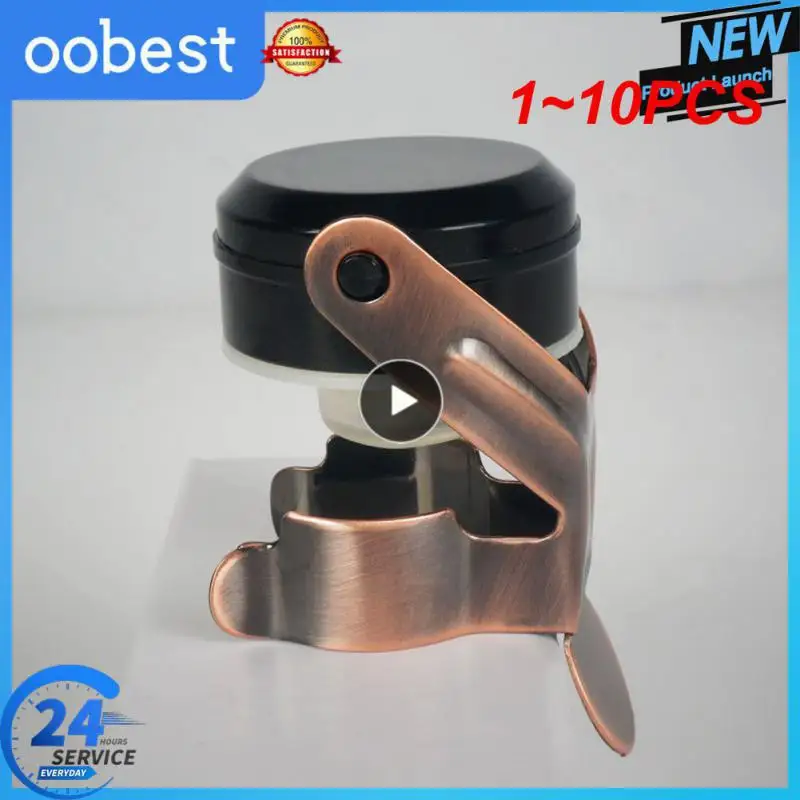 1-10PCS-Stainless-Steel-Champagne-Stopper-Bottle-Sealer-for-Champagne ...
