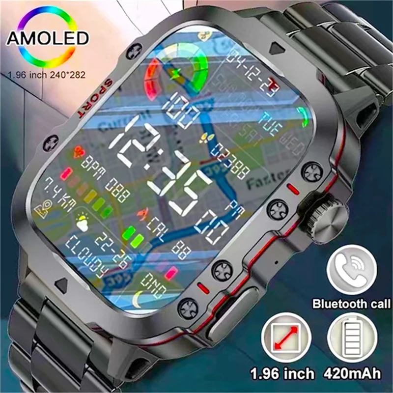 2024-New-Smartwatch-Men-s-Rugged-Military-Bluetooth-Call-Sport-Heart ...
